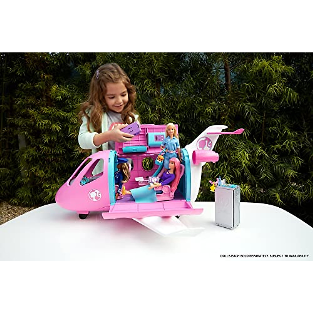 Barbie Airplane Playset, Dreamplane with 15+ Accessories Including Puppy, Snack Cart, Reclining Seats and More (Amazon Exclusive)