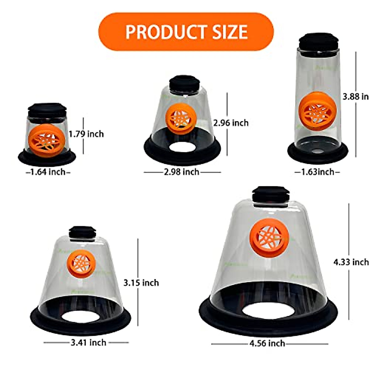 PRCMISEMED [for Veterinarians] Oxygen Therapy Rescue Mask Set for Dogs or Cats, Can be Used for Various Animals