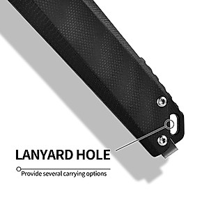 Cohesion Pocket Knife for Men and Women, EDC Knife with Pocket Clip, Folding Knife Utility Knife for Outdoor Camping Hiking