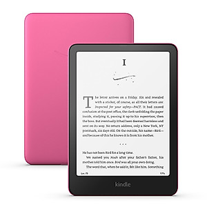 All-new Amazon Kindle Paperwhite (16 GB) – Our fastest Kindle ever, with new 7" glare-free display, and weeks of battery life – Raspberry + 3 Months Free Kindle Unlimited (with auto-renewal)