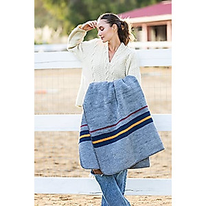 Eco-Friendly Soft Turkish Cotton Throw Blanket for Home Decor Couch, Bed, Chair (Made of Recycled Cotton, 50 x 60 inches)