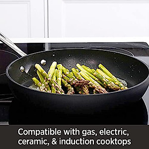 All-Clad HA1 Hard Anodized Nonstick Cookware Set 8 Piece Induction Pots and Pans Black