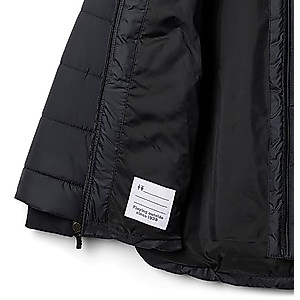 Columbia Youth Girls Katelyn Crest II Hooded Jacket, Black, X-Large