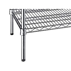 24" x 60" NSF Chrome 2 Shelf Kit with 27" Posts. . Wire Shelving Unit Wire Rack Wire Shelves Pantry Shelf Kitchen Shelves Storage Shelving Metal Storage Shelves Pantry Shelving