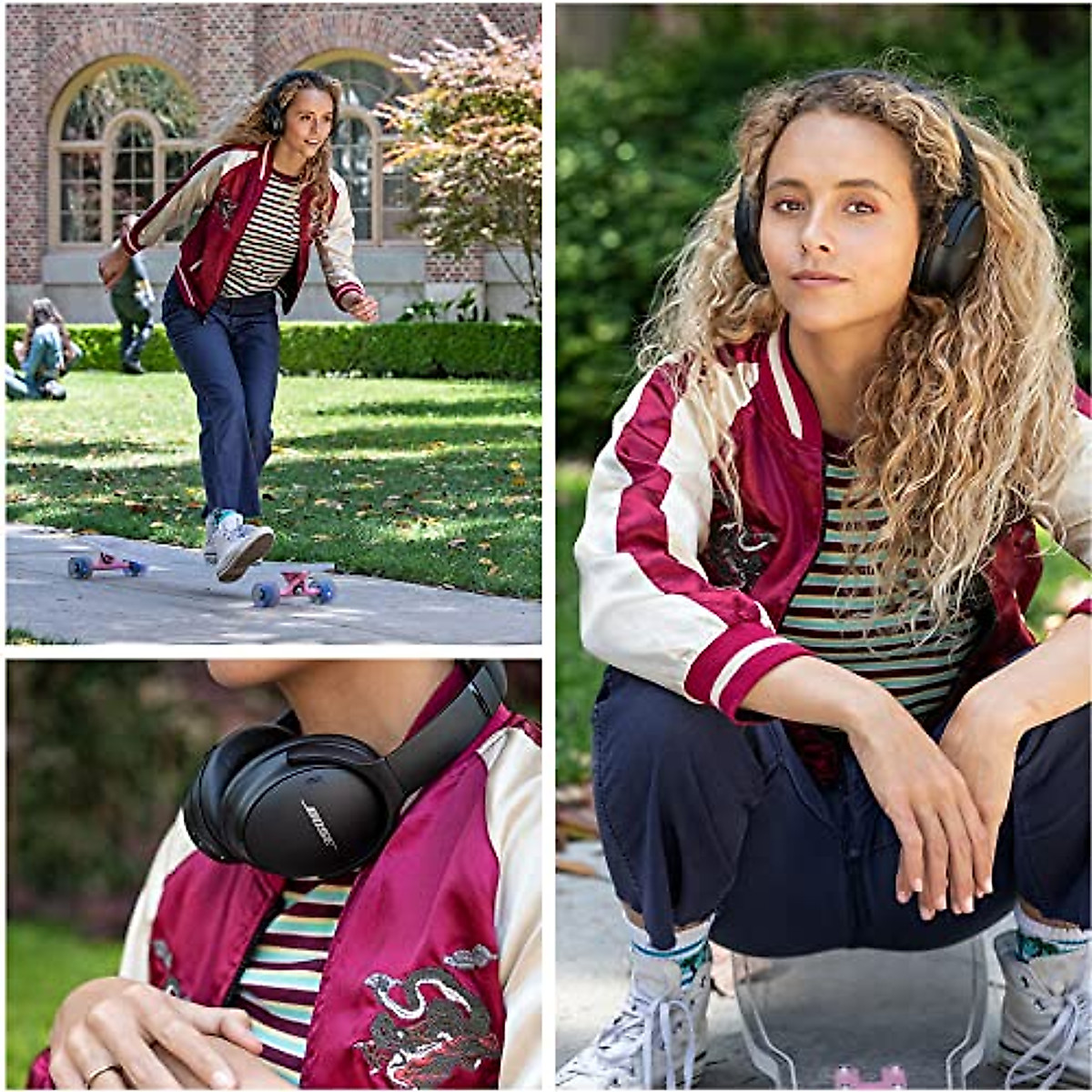 Bose QuietComfort 45 Wireless Noise-Canceling Headphones (Midnight Blue) Bundle with PowerBank + Headphone Stand + USB Adapter + 3.5mm Extender & Splitter + Headphone Cleaning Kit (Renewed)