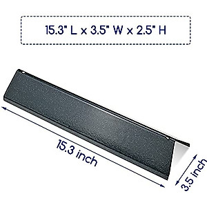 Utheer 7635 Flavorizer Bars 15.3 inch for Weber Spirit I & II 200 Series (2 Burners), Spirit E210 E220 S210 S220 with Front Control Knobs, Grill Replacement Parts for Weber 16 GA ​Porcelain Heat Plate