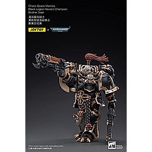 BLOOMAGE JOYTOY (BEIJING) TECH Warhammer 40K BLACKLEGION HAVOCS Champ SLAEL 1/18 FIG, Multi