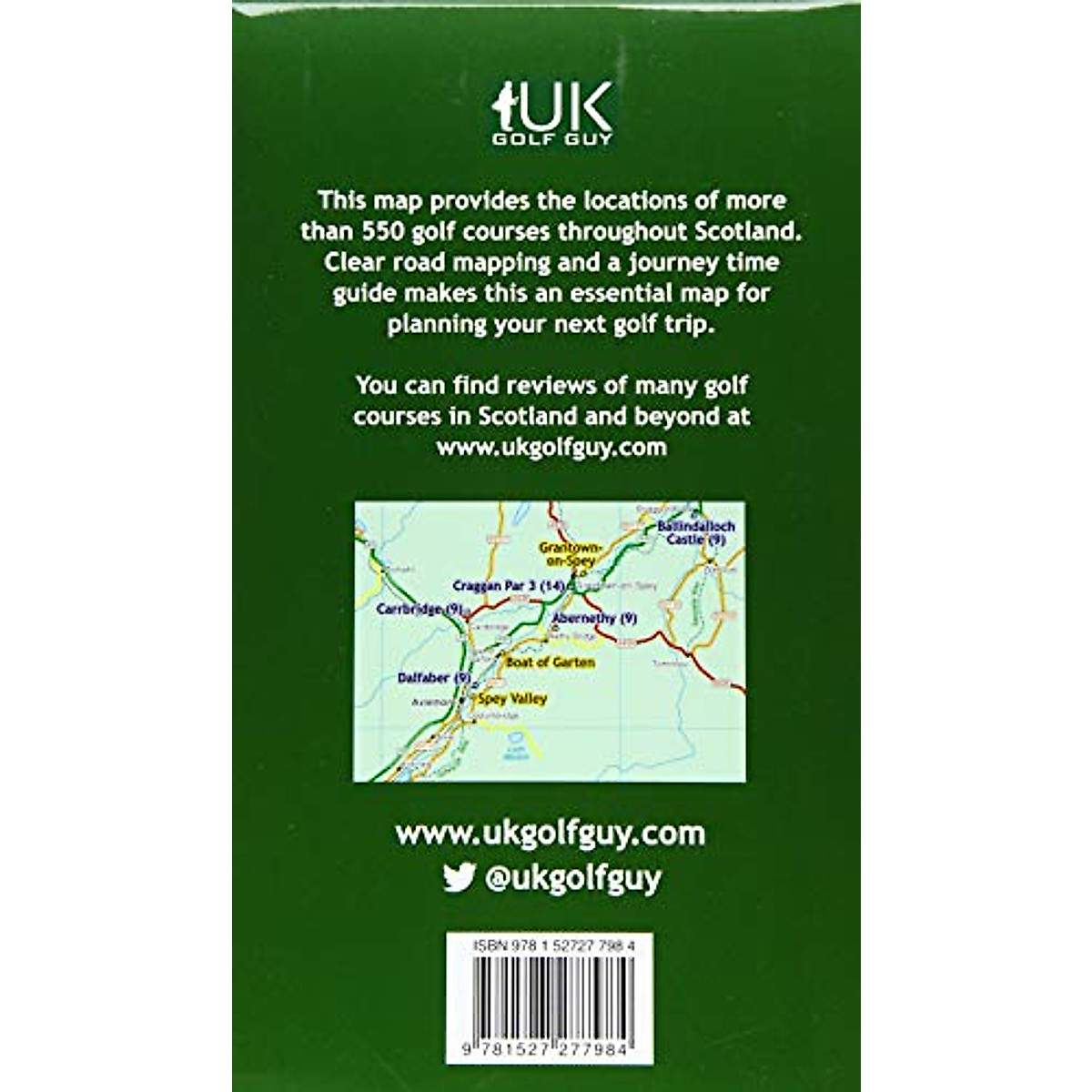 Golf Course Map of Scotland