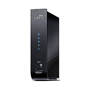 ARRIS (SBG6950AC2-RB) Cable Modem - Fast DOCSIS 3.0 & AC1900 WiFi Router , Approved for Comcast Xfinity, Cox, Charter Spectrum & more , Four 1 Gbps Ports , 400 Mbps Max Internet Speeds - Renewed