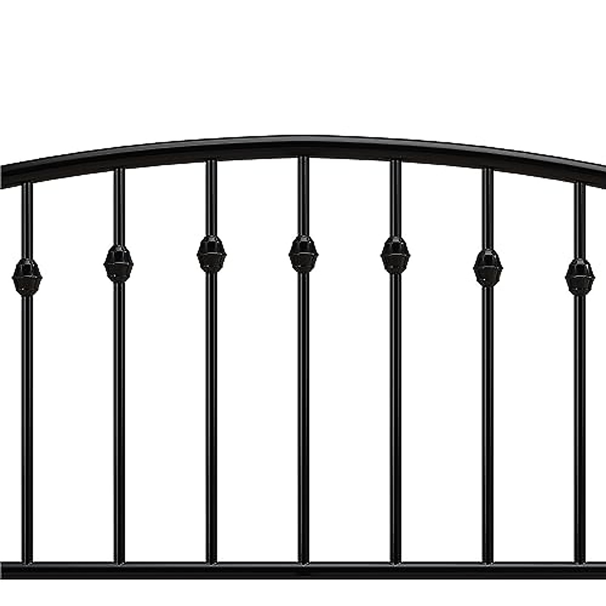 DHP Narla Metal Platform Bed, Queen, Black