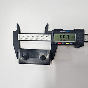 NANSHINE 20PCS 62.5-63.5mm Replacement Bed Slat Holders Kits Bundles Plastic End Caps Holders, Width 63mm x Height 9 mm (Inside Dimension)