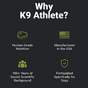 K9 Athlete - K9 Pro | Dog Probiotic Powder - Dog Probiotics and Digestive Enzymes - Anti-Diarrhea Dog Nutritional Supplement - Canine Probiotic for Dog Digestive Support - Probiotics for Dogs