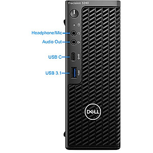 Dell Precision 3240 Desktop Workstation – Intel i7-10700 - 32GB RAM 1TB NVMe SSD, Intel UHD 630 Graphics, DisplayPort, HDMI, USB Type-C, AC Wi-Fi, Bluetooth - Windows 10 Pro