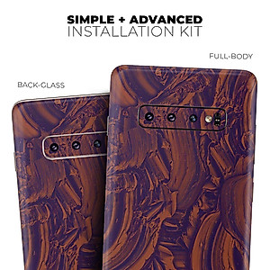 DesignSkinz Liquid Abstract Paint Remix V47 Protective Vinyl Decal Wrap Skin Cover Compatible with The Samsung Galaxy S20 (Screen Trim & Back Glass Skin)