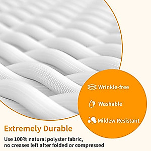 Projector Screen 120 inch, Taotique Movie Projector Screen 16:9 Foldable and Portable Anti-Crease Indoor Outdoor Projection Double Sided Video Projector Screen for Home, Party, Office, Classroom