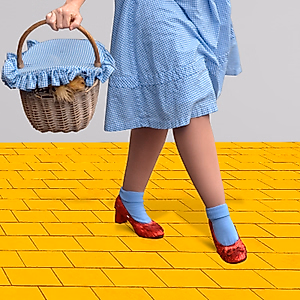 Chuangdi 4.5 x 9 Feet Brick Stone Wall Backdrop Stone Wall Scene Setter Brick Sheet Wallpaper Curtains Door Removable Brick Tablecloth Photo for Winter Halloween (Gold)