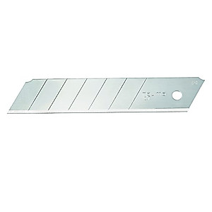 TAJIMA Utility Knives & Blades - 10-Pack 1" Rock Hard Box Cutter Snap Blades with Premium Tempered Steel & Ultra-Sharp Edge - LCB-65
