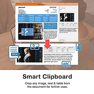 Plustek SmartOffice S30 High Speed A3 Large Format Duplex Document Scanner, with 100-page Auto Document Feeder (ADF). Scan 12” x 17” Size or Legal-Size Document