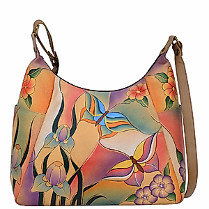 Anna by Anuschka 8060, Butterfly Glass Painting