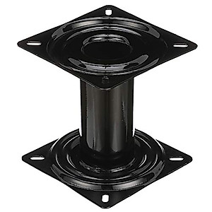 Attwood 90720 Black Powder Coated 7" Seat Pedestal