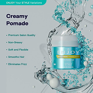Enjoy Creamy Pomade Cream, Coconut, 2.1 Oz
