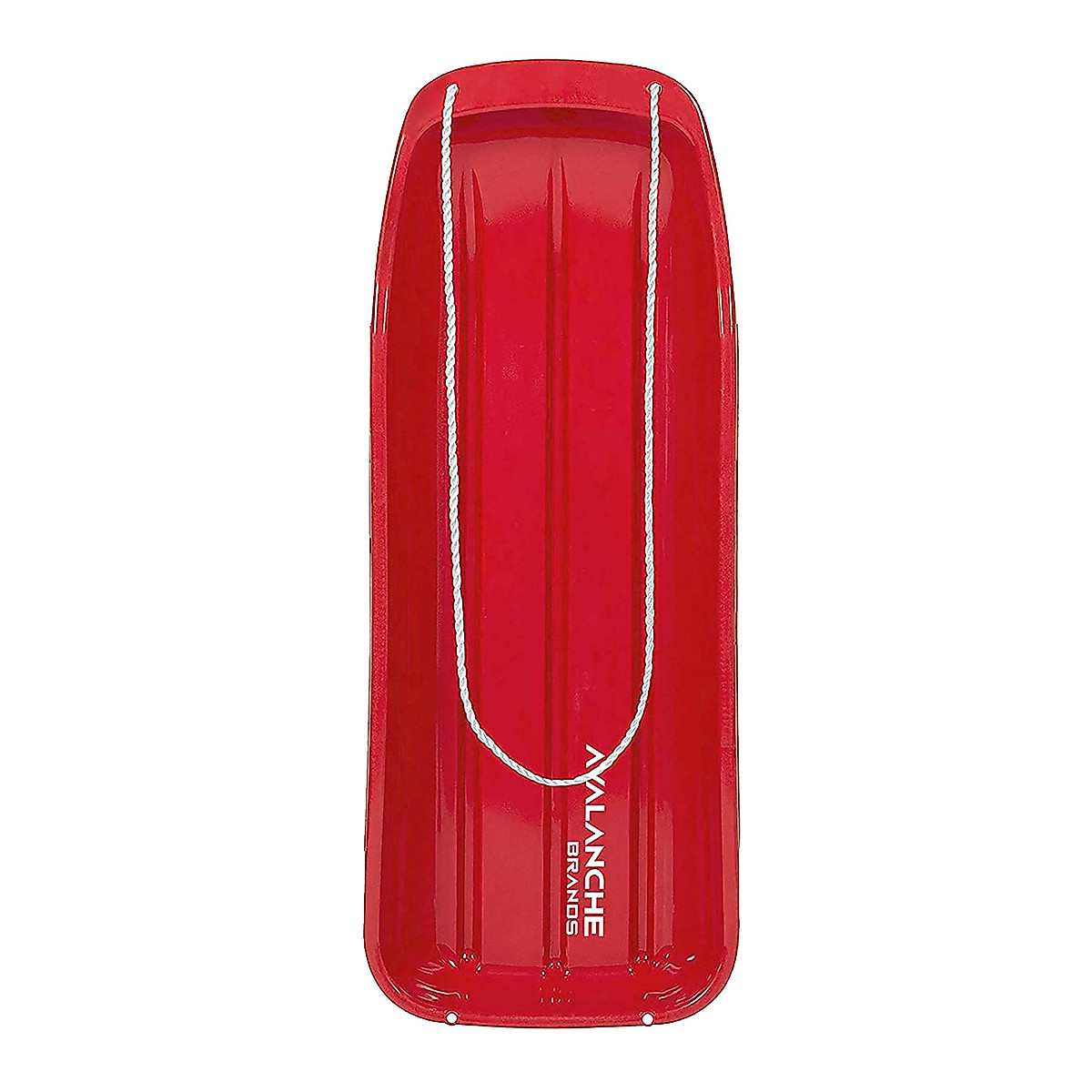 Avalanche Brands | Classic 48" Downhill Toboggan Snow Sled | Red | Fit for 2 Riders