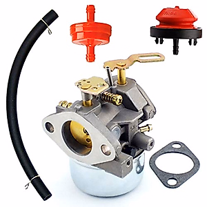 Carbman 640052 Carburetor for Tecumseh HMSK80 HMSK90 8hp 9hp 10hp LH318SA LH358SA for Snow Blower Generator Chipper Shredder 640054 640349 640058 640058A for Oregon 50-659 STENS 520-926 Carb (640054)