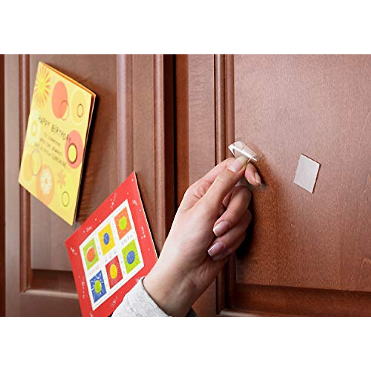 Scotch Mounting, Fastening & Surface Protection x 0.5-inch, 72 Scotch Restickable Mini Tabs, 0.5"x0.5", Clear (R103), 1/2" Square, Count