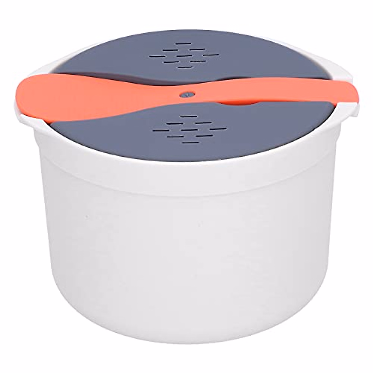 Rice Cooker Microwave,M Cuisine Rice Cooker Microwave,Small Appliances,Household Microwave Oven Rice Cooker 2 Layer Rice Steamer High Temperature Resistant Steam Pot