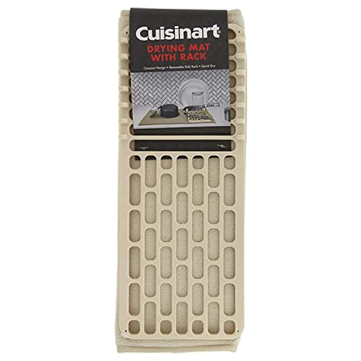 Cuisinart 18US6251BEIGE Dish Drying mat, standard, Beige