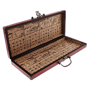 MonkeyJack 15 Column Vintage Chinese Wooden Bead Arithmetic Abacus with Box for Children Adults Gift