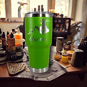 Personalized Tattoo Artist Tumbler - 30 oz Tumbler with Lid - Laser Engraved - Stainless Steel - Vacuum Insulated