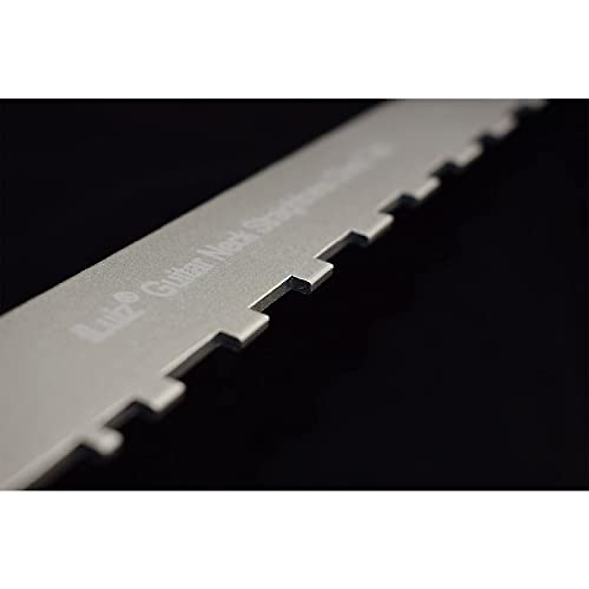 iLuiz Guitar Neck Notched Straight Edge Luthiers Tool for Gibson Fender and Most of Guitar Fretboard and Frets
