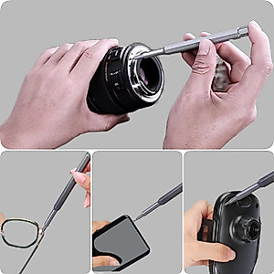 24 in 1 Premium Precision Screwdriver Set, Small Screwdriver Set with Phillips Head & Flathead, Magnetic Mini Screwdrivers Kit for Fixing Electronics, PC and Eyeglass Repairing