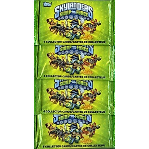 Topps Trading Card Game - Skylanders Swap Force - 4 PACK LOT (24 cards)