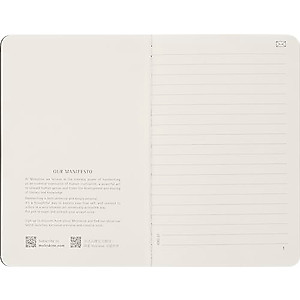 Moleskine Cahier Soft Cover Smart Notebook, Ruled/Lined, Pocket (3.5" x 5.5") Black, Compatible w/ Moleskine Smart Pen, 56 Pages