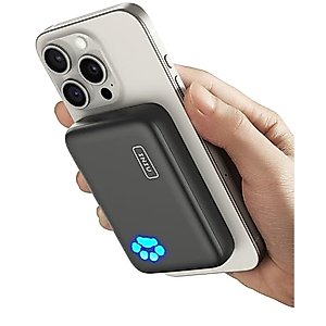 INIU for Magsafe Portable Charger, Small 10000mAh 20W PD Magnetic Power Bank, USB C in&Out Wireless Battery Pack Phone Charger, Only for iPhone 15/15 Plus/15 Pro/15 Pro Max, iPhone 14/13/12 Series