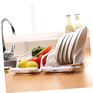 OSALADI 2pcs Beer Rack Cupboard Organizer Plastic to Go Containers Clear Plastic Containers Beverage Stackable Rack Soda Can Organizer Bottle Rack for Fridge Refrigerator Storage Rack Jar