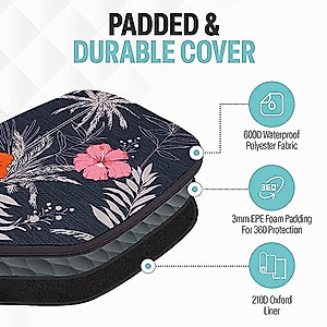 Palms-O-Aces Elongated Pickleball Paddle Cover - Protect Your Paddle with Our Durable and Padded Pickleball Paddle Covers Elongated - Zipper Closure and Canvas Material Elongated Pickleball Cover