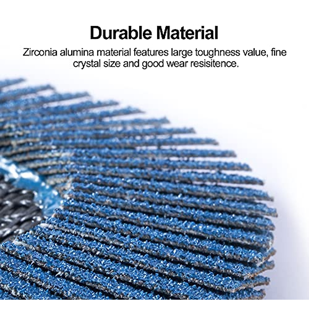 S SATC Abrasive Wheels & Discs 4-1 2 Inch Flap Disc 10 PCS 4.5" x 7/8" 40 60 80 120 Grit Fast Cutting Speed Zirconia Alumina Grinding Disc for Angle Grinder Type #29