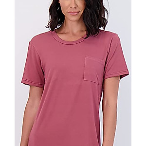 Real Essentials Womens Short Sleeve Nightgown Nightshirts Bamboo Nightgowns Night Shirts Gowns Women Nightdress Sleep Shirt Adult House Dress Sleepwear Pajama PJs Moo Moos, Set 2, Medium, Pack of 3