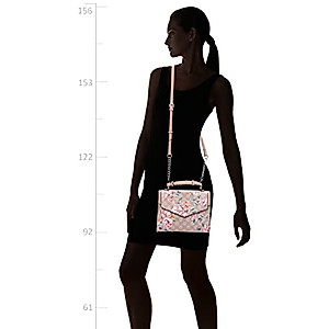 Nine West Golder Top-Handle Mushroom Logo Floral One Size