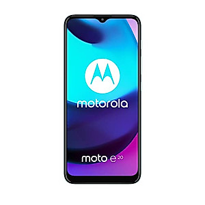 Motorola Moto e20 Dual-SIM 32GB ROM + 2GB RAM (GSM Only | No CDMA) Factory Unlocked 4G/LTE Smartphone (Coastal Blue) - International Version