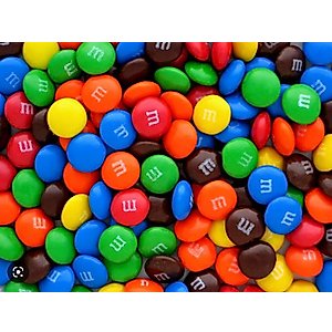 Bulk M&M's Milk Chocolate - 3 LB Resealable Stand Up Candy Bag - Party Candy for Holidays and Special Events