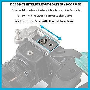 Spider Holster – Spider X Camera Holster Set for Carrying a Professional Mirrorless Camera with Included Clip-On Self-Locking Camera Holster – Compatible with Any Belt