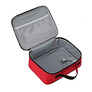 BLUEFAIRY Boys Backpacks with Lunch Bag for Kids Primary Elementary School Bags Set Eementary Book Bags Lightweight Durable Gifts 2pcs (Red)