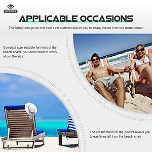 Car Accessories Beach Chair Headrest Recliner Pillow Foldable Beach Chair Rest Lounge Chairs Neck Support Chair Cushion Coffee Deck Chair Neck Pillow Outdoor Chairs
