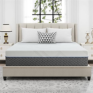 Airdown King Mattress, 14 Inch Memory Foam Mattress for Back Pain, Cooling Gel Mattress in a Box, Made in USA, 5 Layers of Comfort, CertiPUR-US Certified