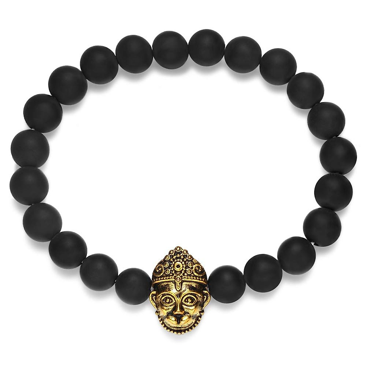 Hanuman Hindu God of Strength and Courage Energy Beads Bracelet 8mm