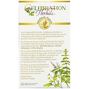 CELEBRATION HERBALS Marshmallow Leaf & Root Organic 24 Bag, 0.02 Pound